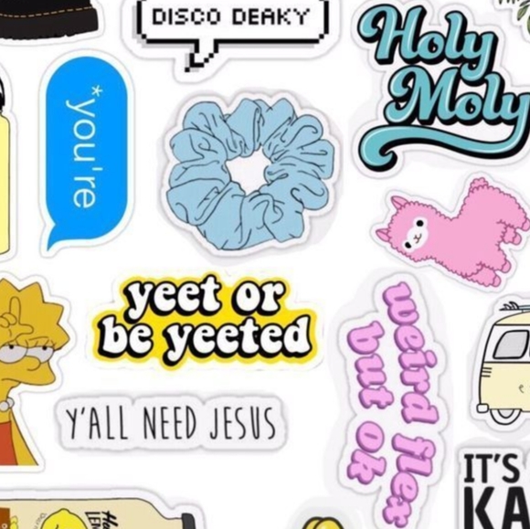 Other | Pack Of 5 Random Vsco Girl Stickers | Poshmark